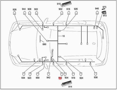 Genuine MERCEDES BBDC S204 W204 W447 X204 Plug housing 0495458928 | eBay