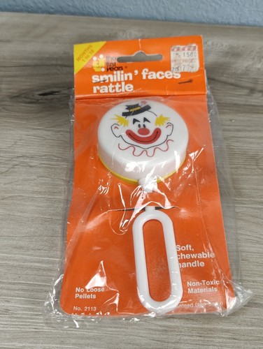 Vintage 1976 Baby Rattle The First Years Smilin' Faces Non-Toxic ...