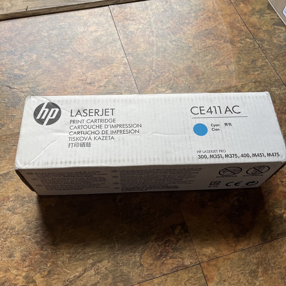 Genuine HP 305A CE411AC Cyan Toner Cartridge 2.6K Page HP 300 M351 MFP ...