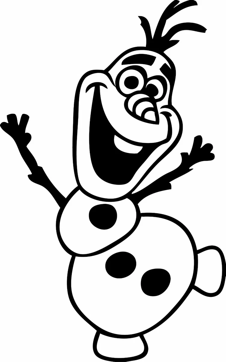 Olaf The Snowman Frozen Drawing