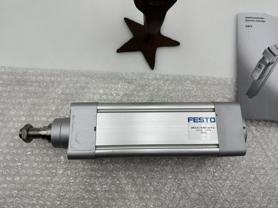 FESTO DNCE-63-50-BS-"10"P-Q Mechanical Ballscrew Electro-Cylinder 555490 NEW OEM | eBay