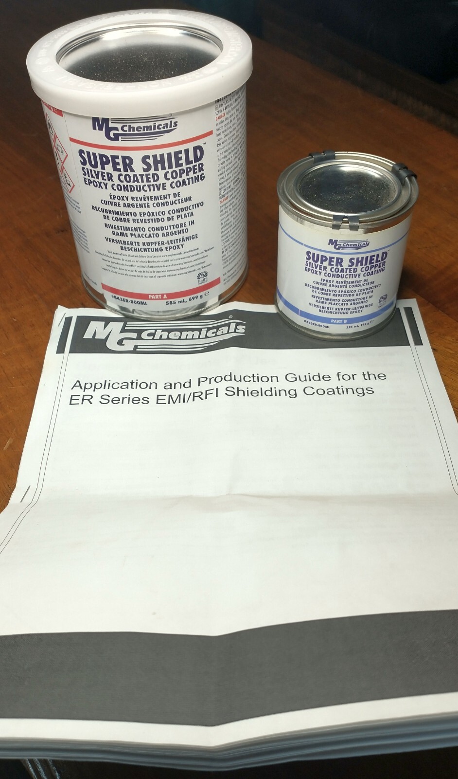 MG Chemicals Super Shield Silver Coated Copper Conductive Coating 843ER ...