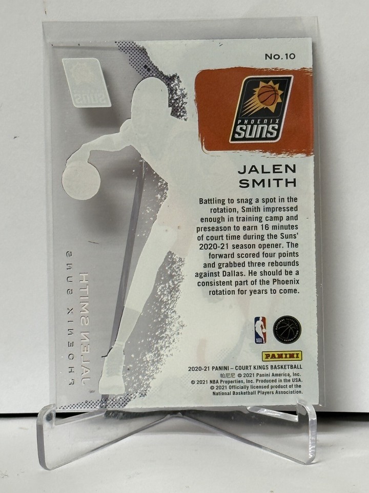 Jalen Smith Rookie card 2020-21 Panini Court Kings Acetate Rookies #10 ...