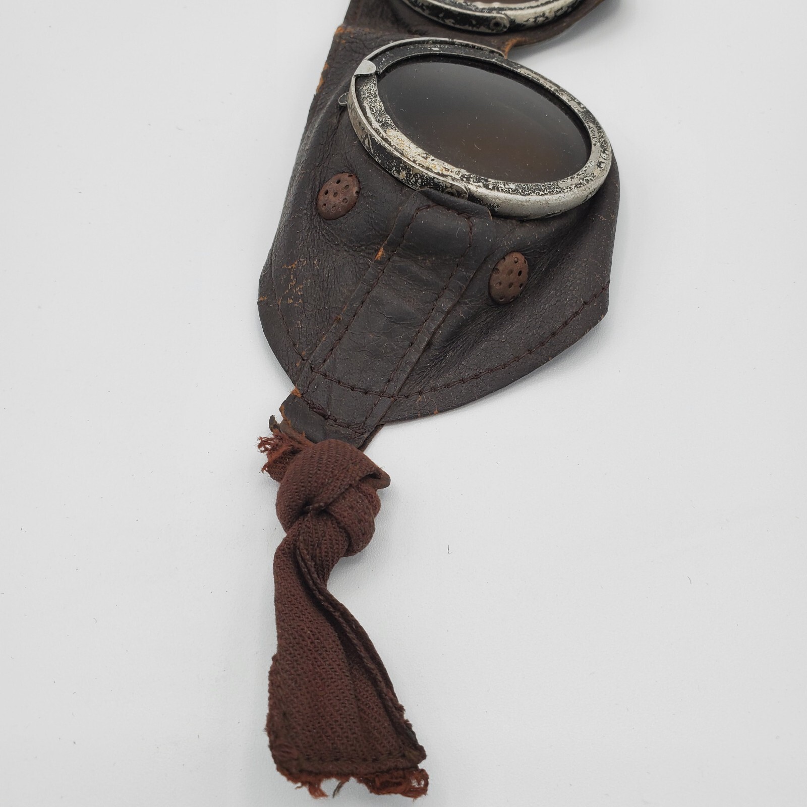 Original WWII WW2 German goggles soldier field sun glasses shades brown ...