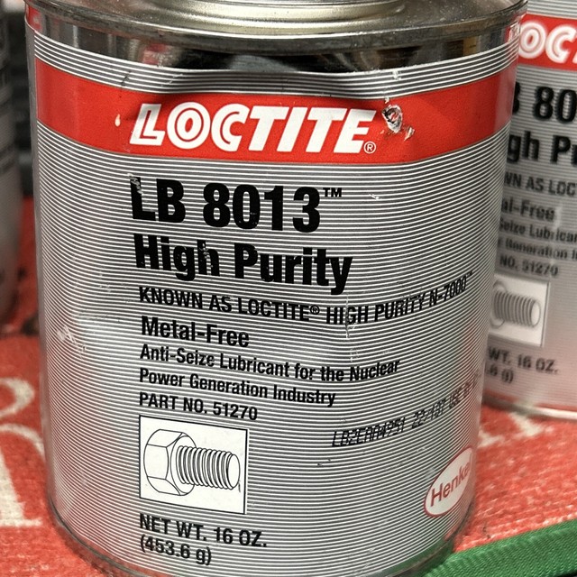 Loctite LB 8013 High Purity Metal Anti Seize Brush Nuclear Grade N7000 ...