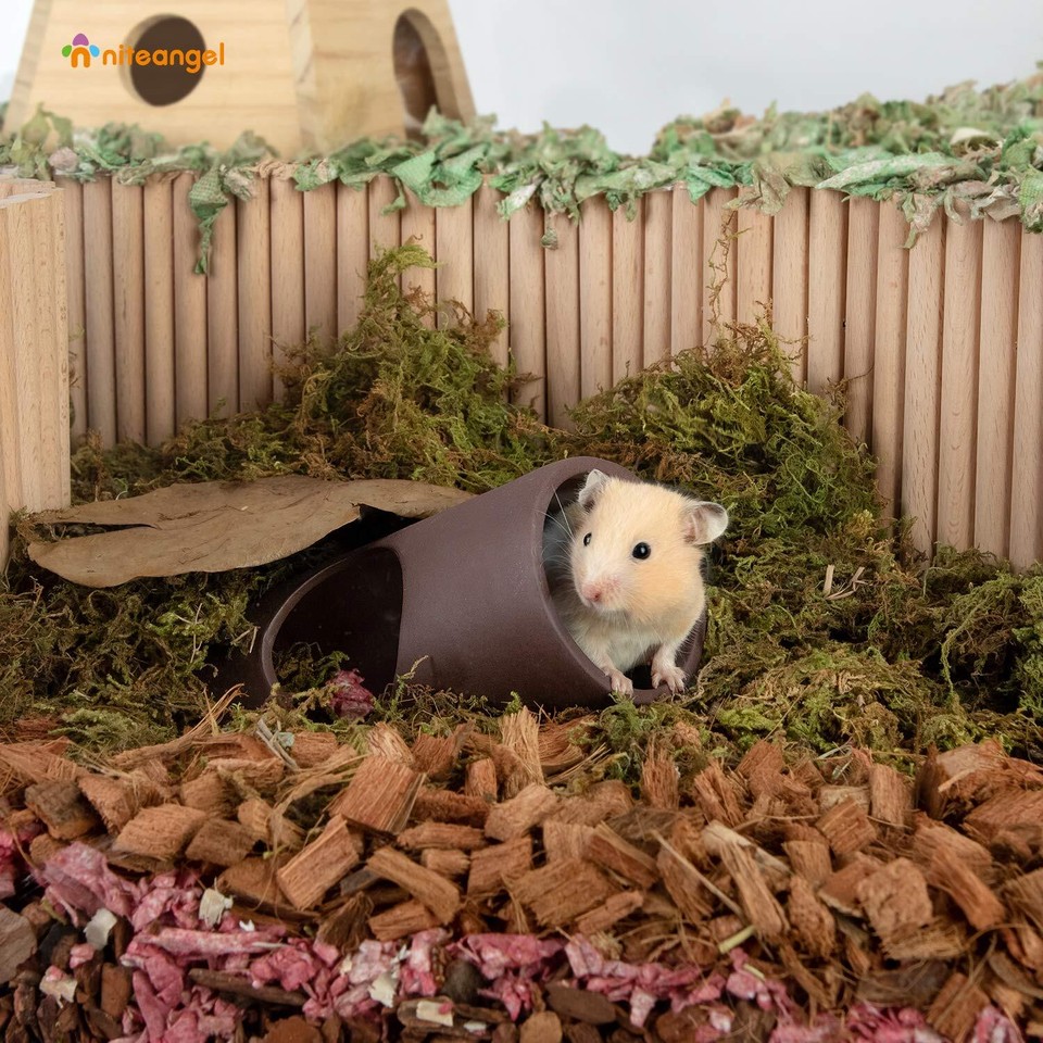 Ceramic Hamster Tunnel & Tubes Hideout for Dwarf Robo Syrian Hamsters ...