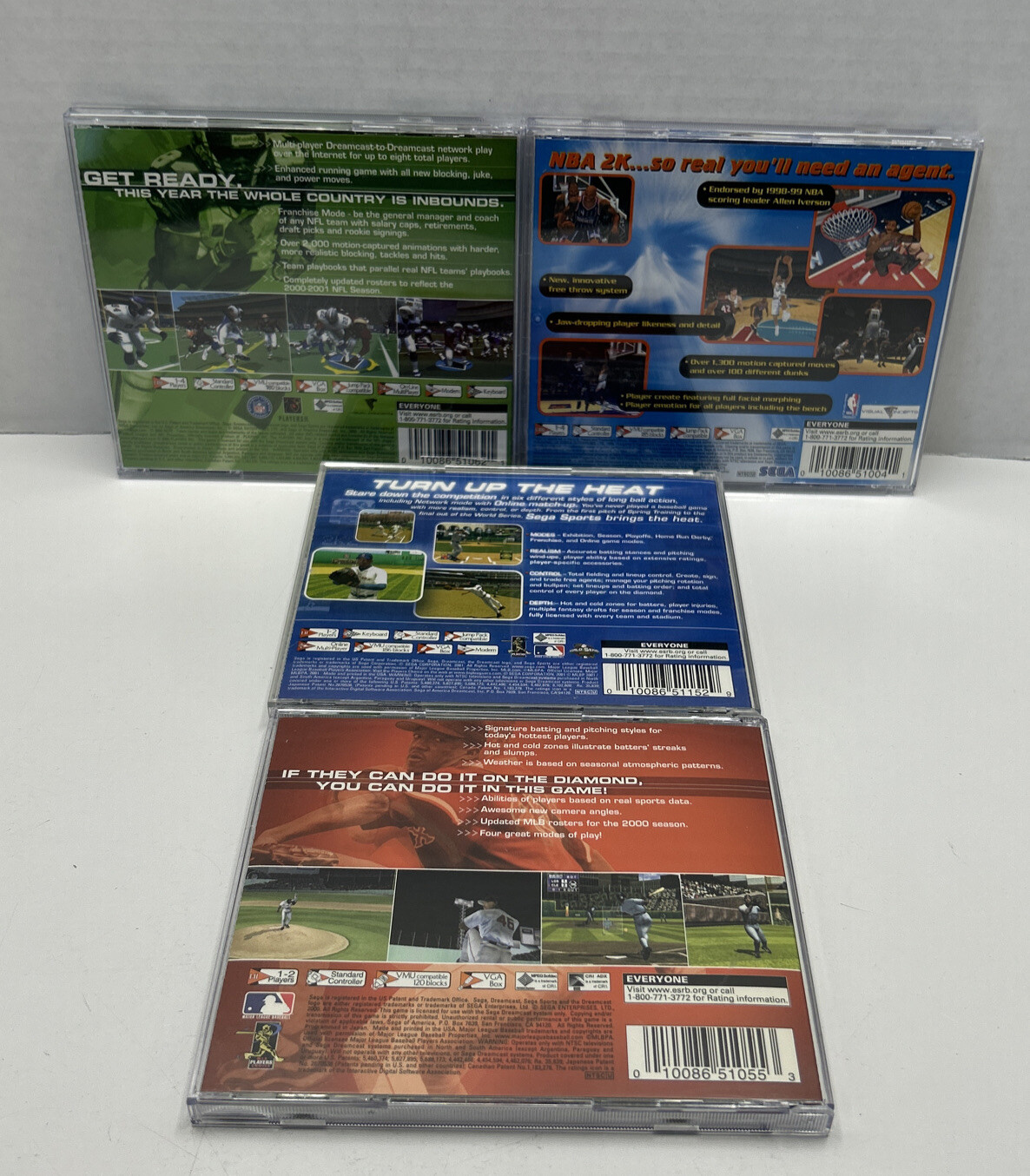 Sega Dreamcast Sports Video Game Lot Of 4 | eBay
