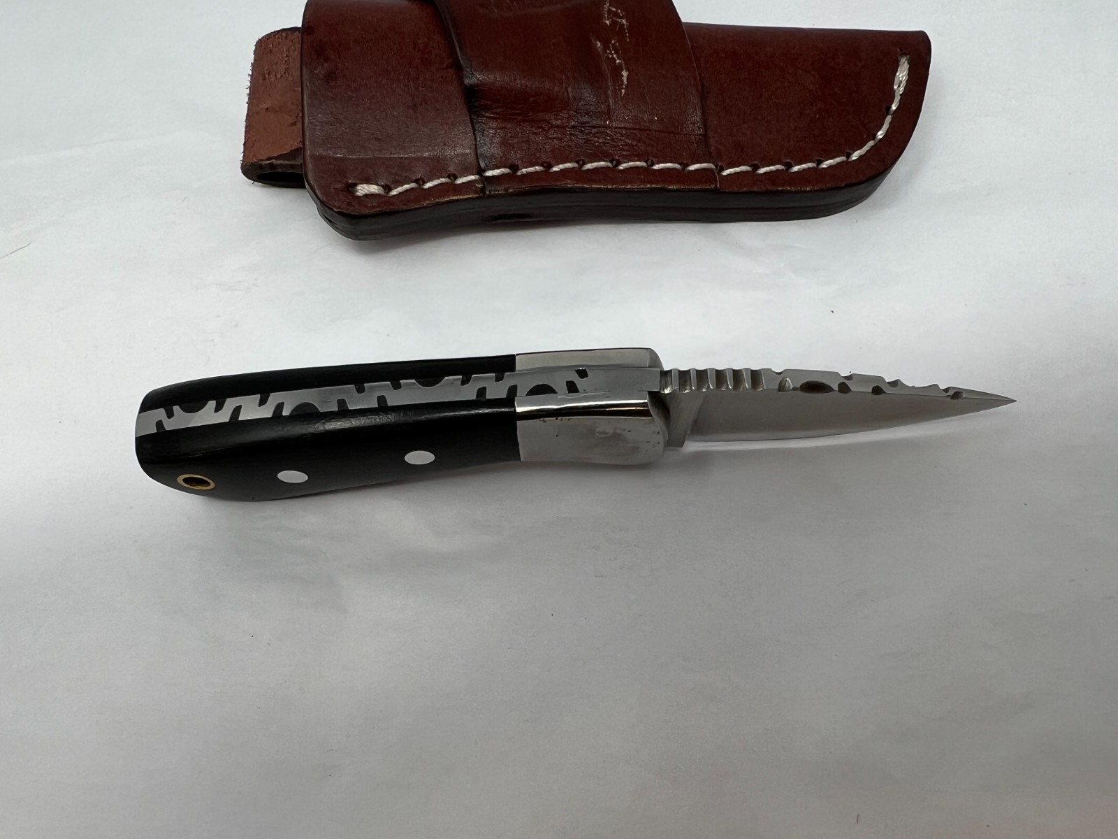 GCS handmade Custom Knife with Leather Sheath Fast Free Shipping! | eBay