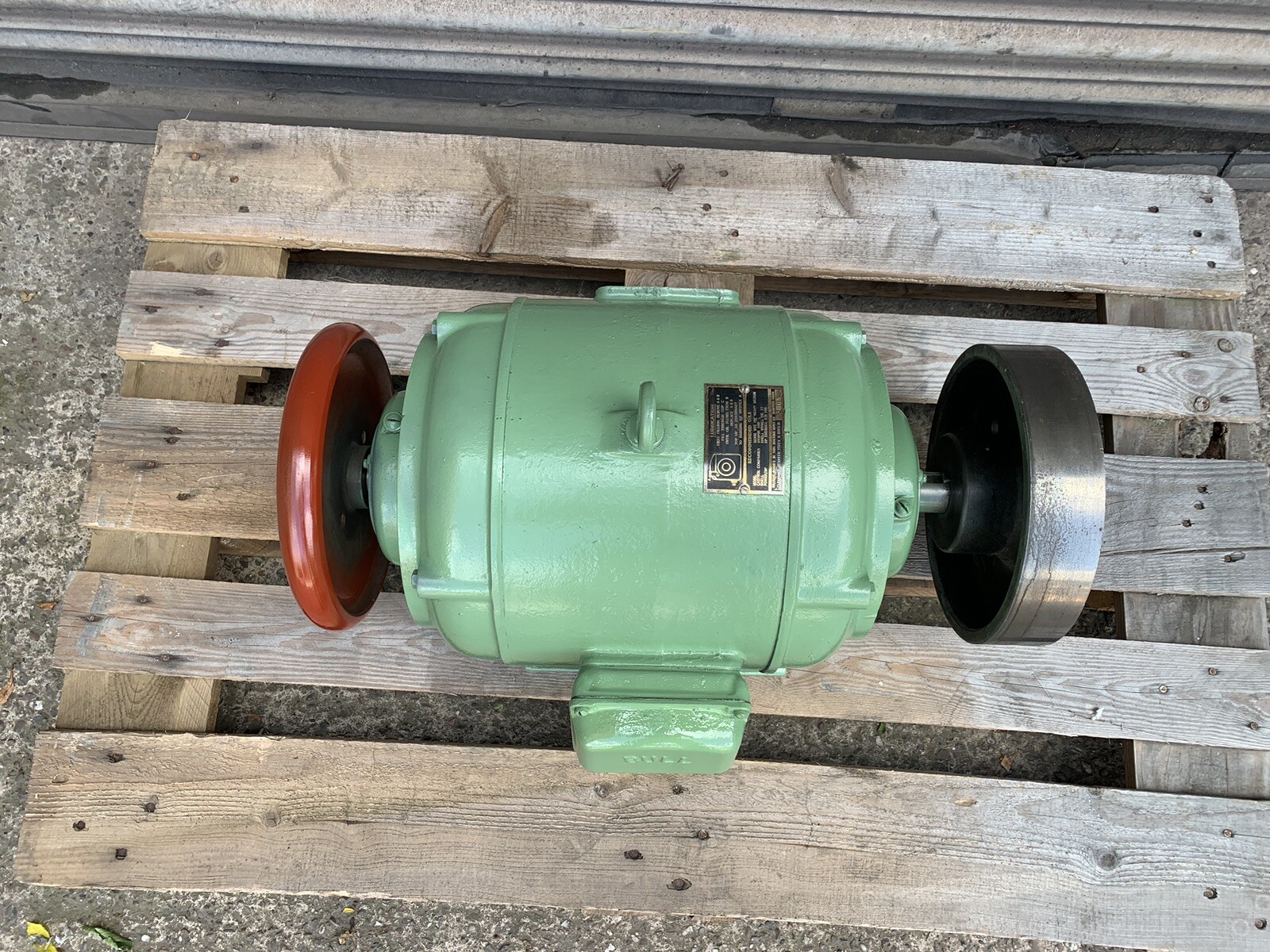 BULL 4HP AC Imperial Electric Motor LIFT RATED 950RPM (6-Pole) CZL254 ...