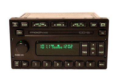 OEM FORD MERCURY MACH 300 AUDIOPHILE SAT RADIO 6 CD CHANGER STEREO ...