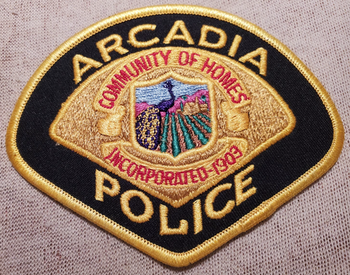 CA Arcadia California Police Patch | eBay