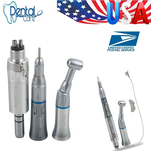 Straight Nose E Type 4 Hole Contra Angle Low Handpiece Dental Tool ~FDA ...