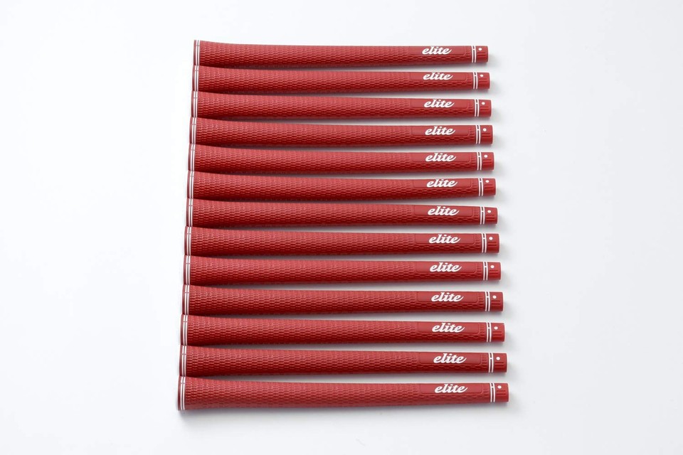 elitegrips SX38 Golf Grips (13-Piece Set) Classic Red with Backline | eBay