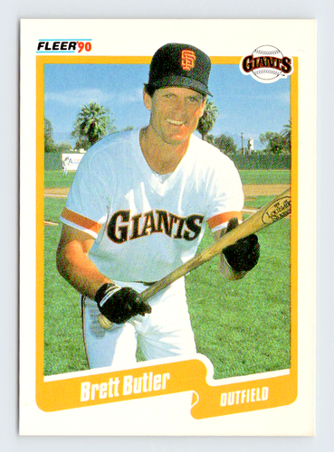 1990 Fleer Card, #53 Brett Butler, San Francisco Giants | eBay