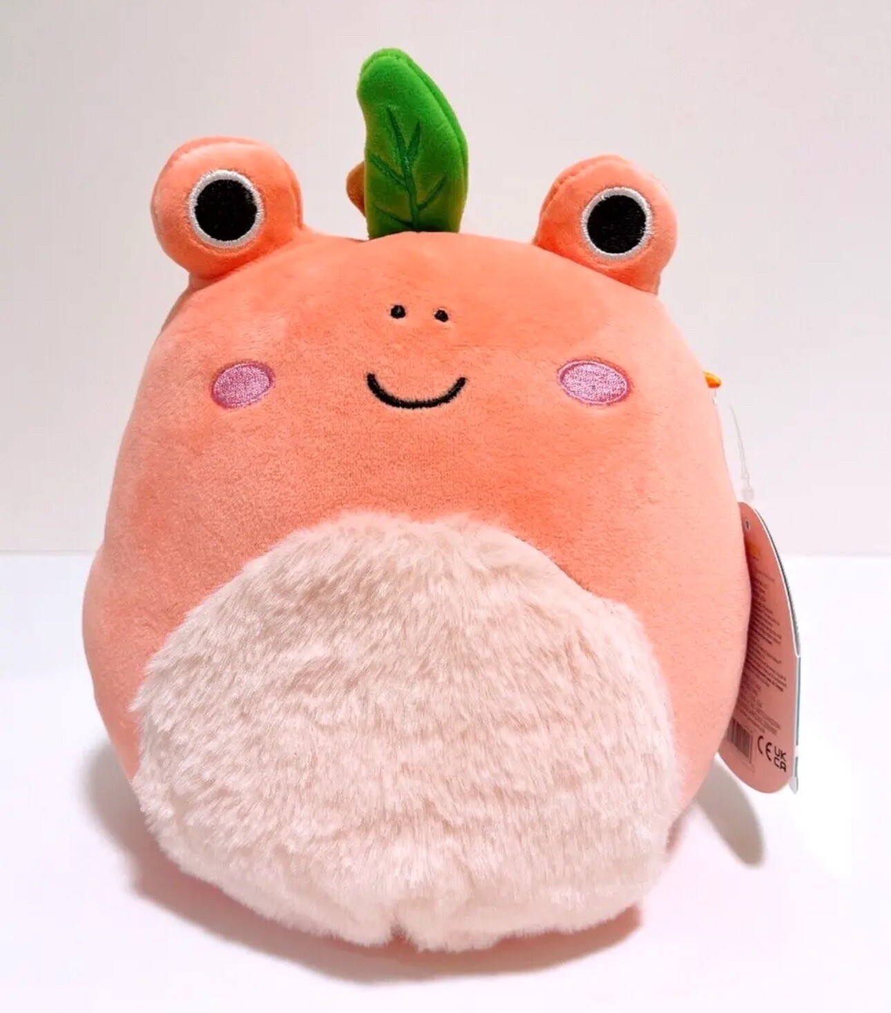 Squishmallows 2023 Fruit Animal Squad 8" Fatima the Peach Frog Plush ...