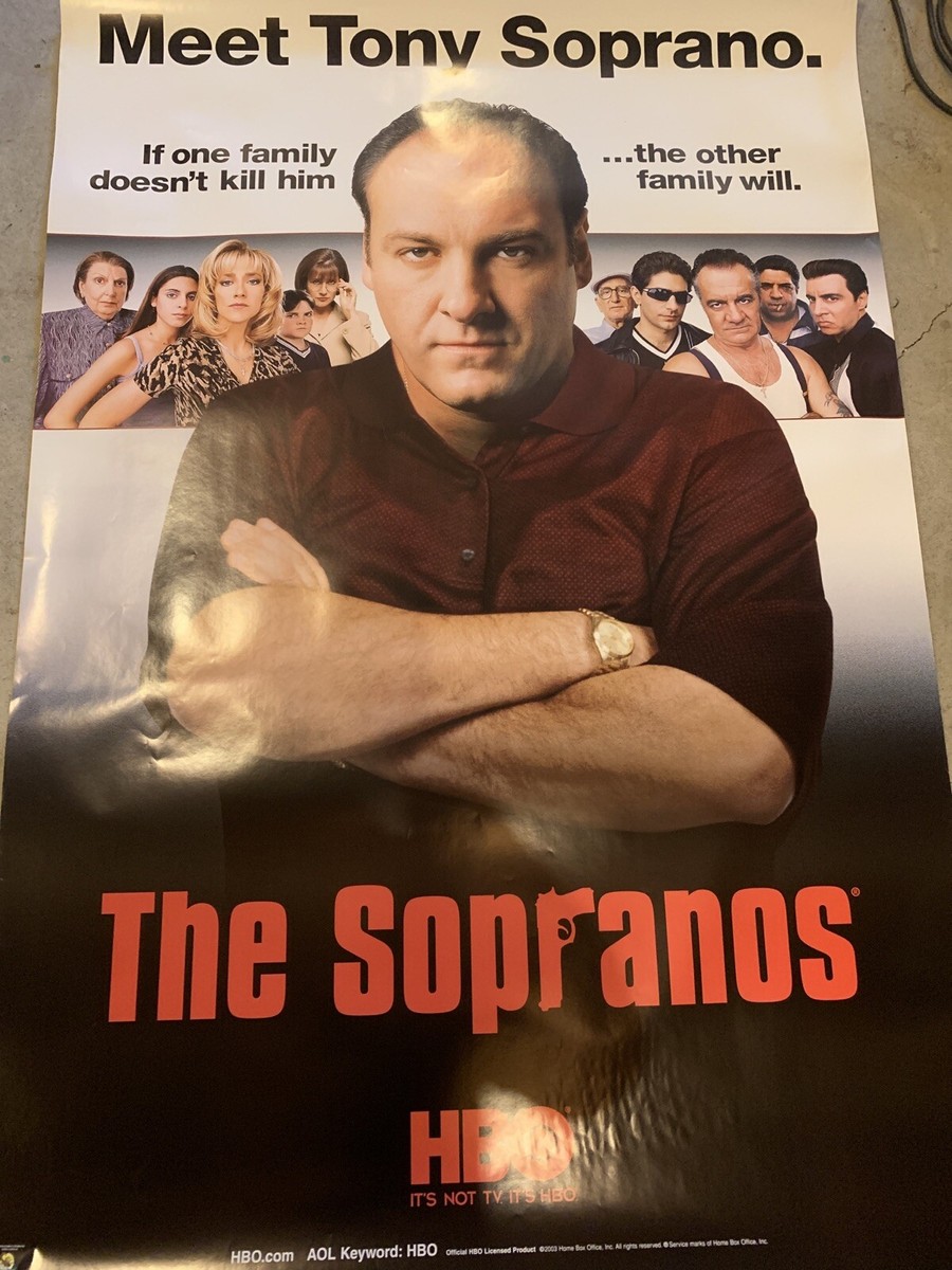 James Gandolfini Sopranos Poster The Sopranos Poster Etsy UK