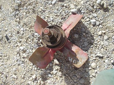 Farmall Cub tractor good working IH IHC engine motor fan blade &w/ belt ...
