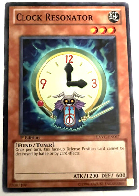 YuGiOh! - Clock Resonator - EXVC-EN007 - 1st Edition - Common | eBay