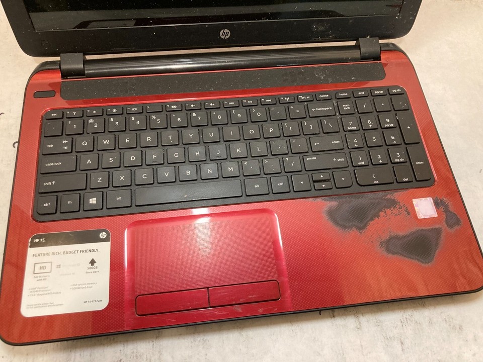 HP Notebook 15-f272wm Laptop 15" Intel Pentium WON'T TURN ON -PP | eBay