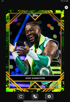 TOPPS WWE SLAM DIGITAL CARD 2025 SERIES 1 TIER 7 EMERALD BASE KOFI ...