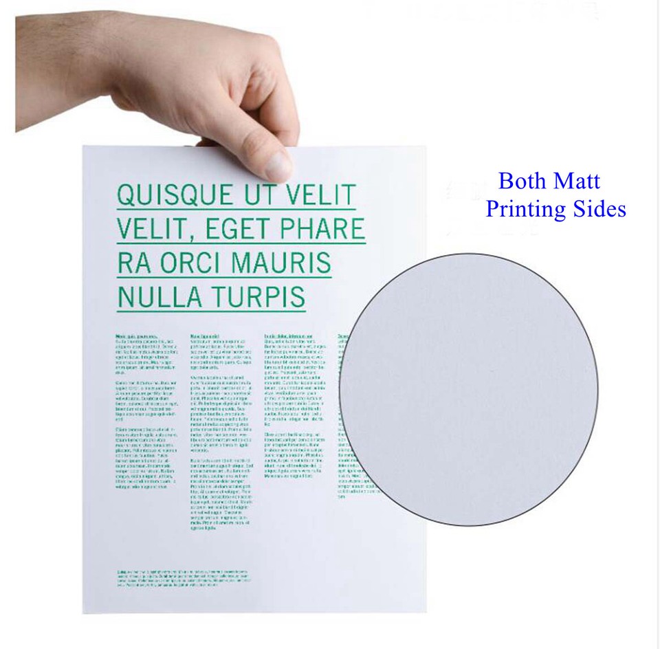A4 Matte Double Sided Matte Photo Paper 140/220/260/300Gsm Inkjet ...