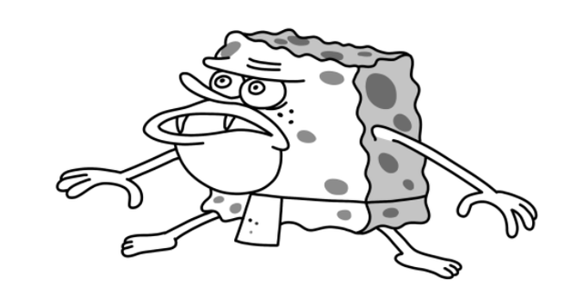 Jdm cave Bob decal SpongeBob stance crazy static scrape coilover stance ...