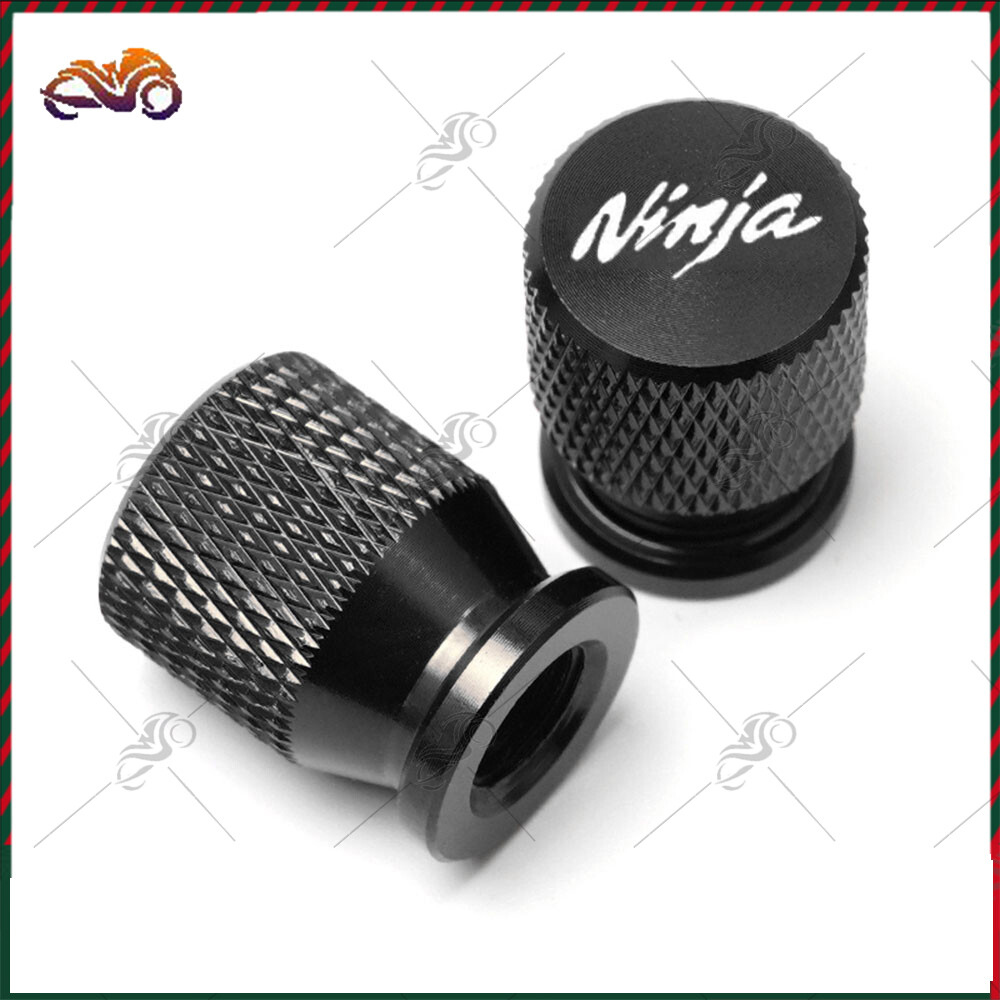 Tire Valve Stem Cover Caps For Kawasaki Ninja 250 300 400 650 ZX-10R ...
