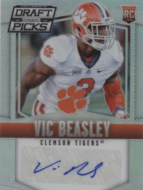 2015 Panini Prizm Collegiate Draft Picks - Vic Beasley #150 Silver ...