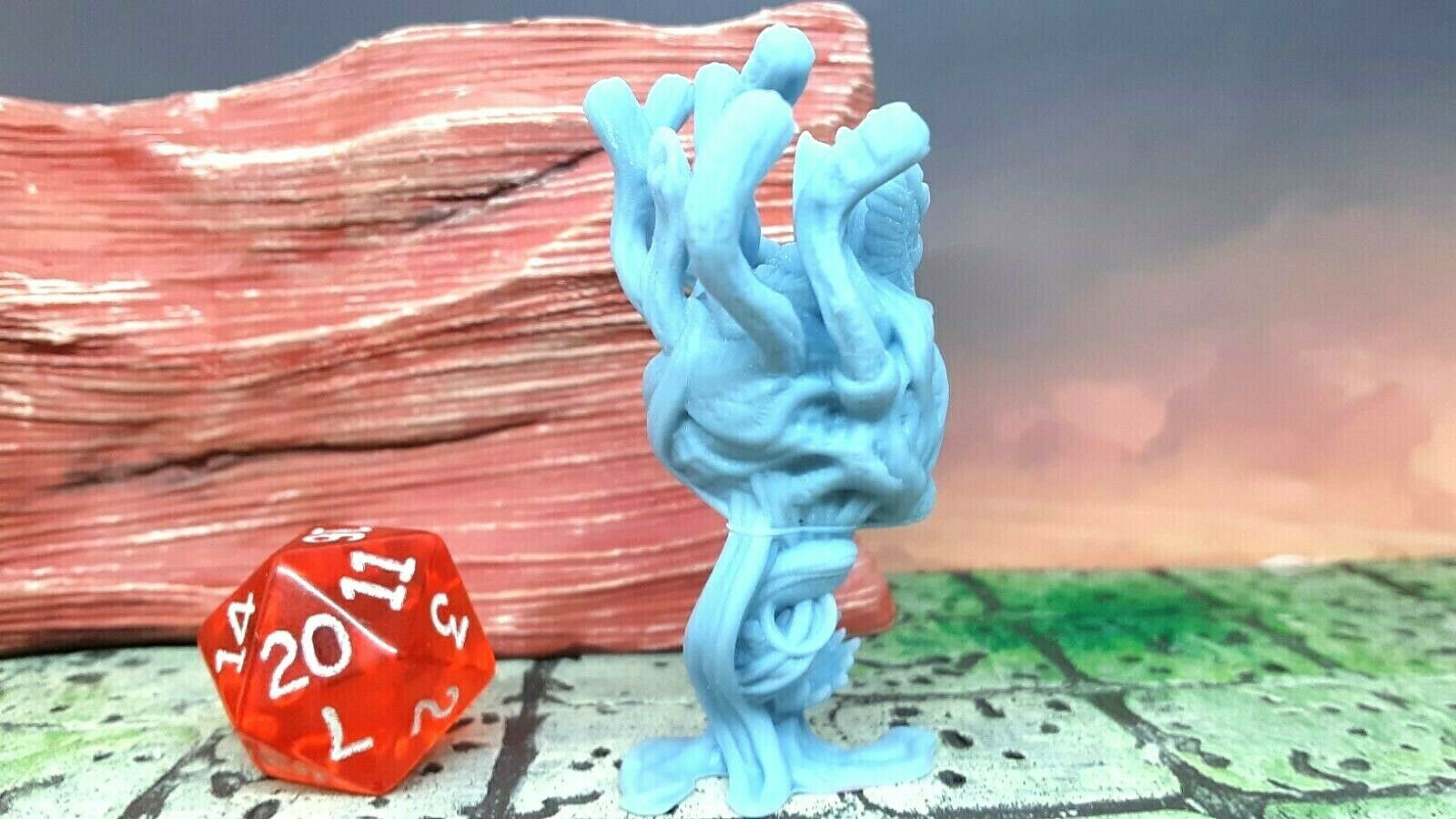 28mm Undead Mummy Beholder Eye Monster Mini Miniature Figure Dungeons ...