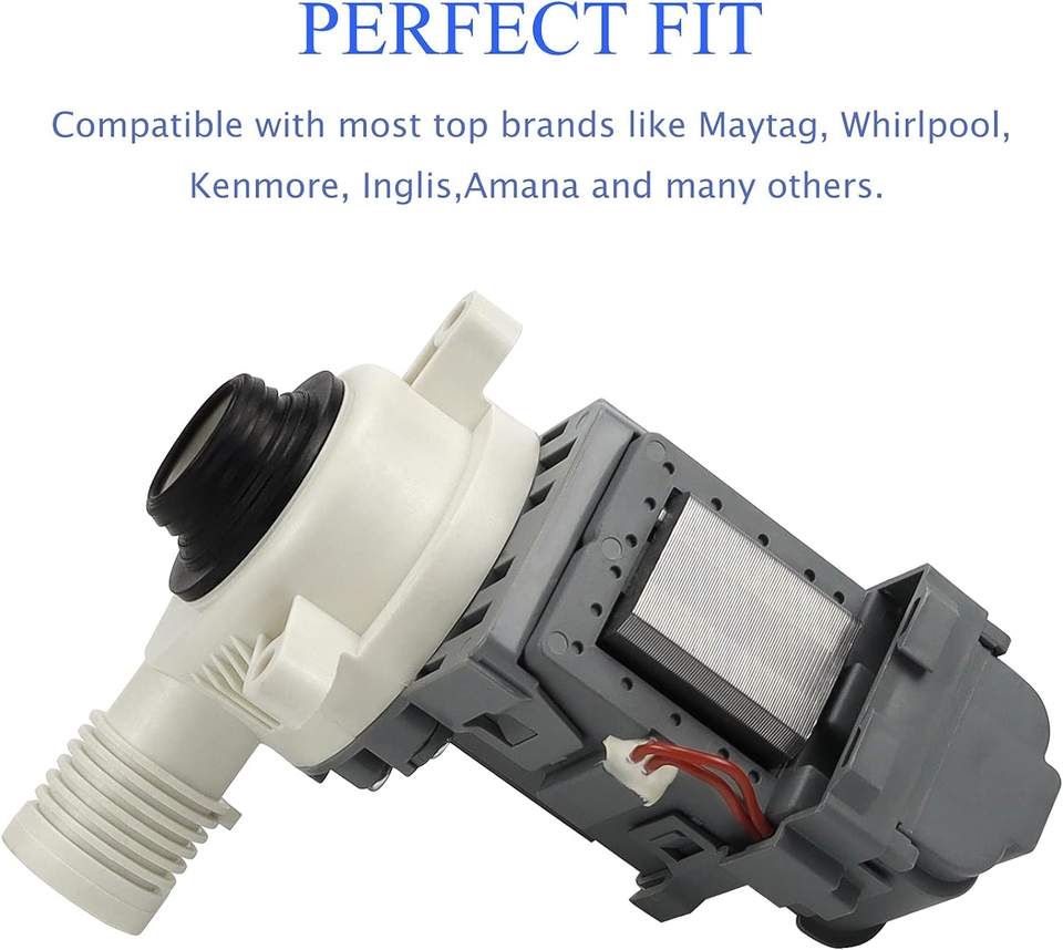 W10276397 Washer Drain Pump for Whirlpool Kenmore Mayt-Ag Washing ...