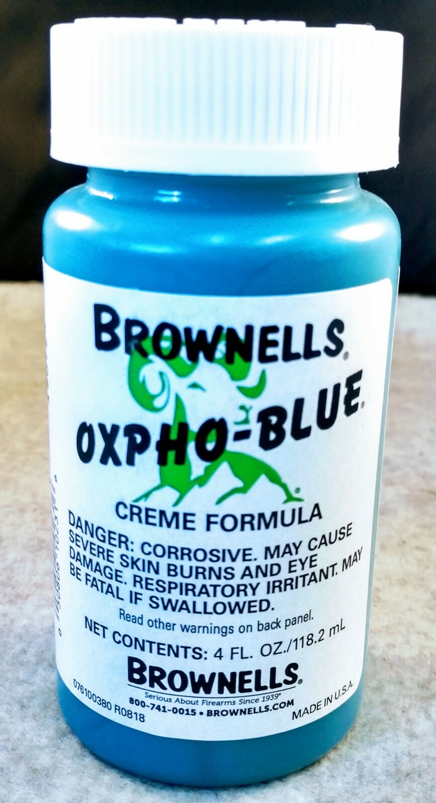 Oxpho Blue Professional Grade Cold Gun Blue CREME. It Works Great! Best ...