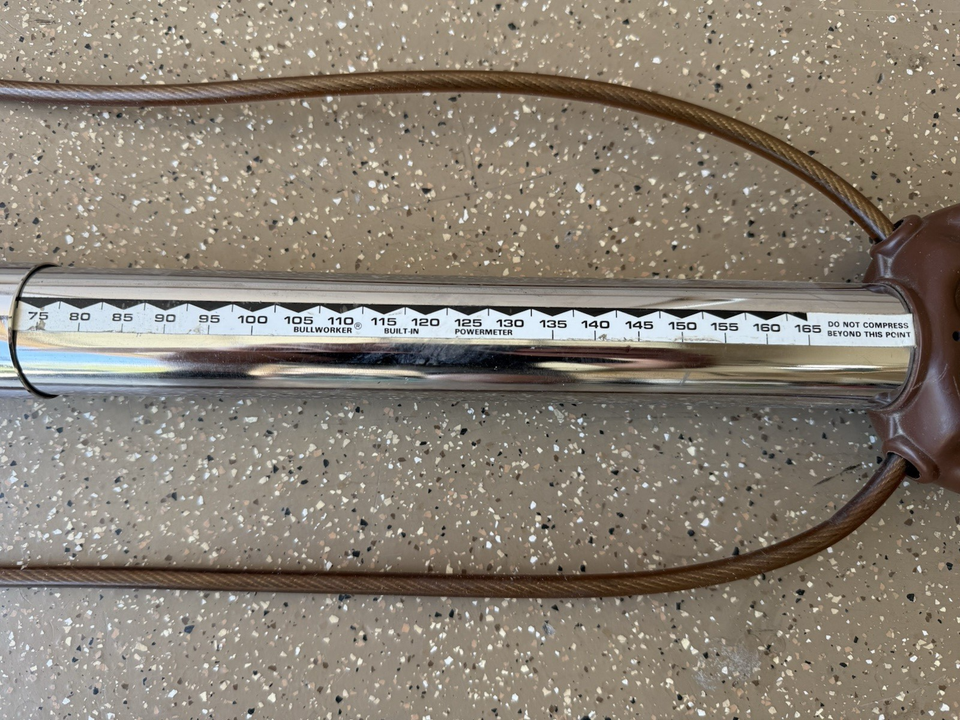 Vtg Original 34” Bullworker Powermeter Heavy Duty Isometric Exercise ...