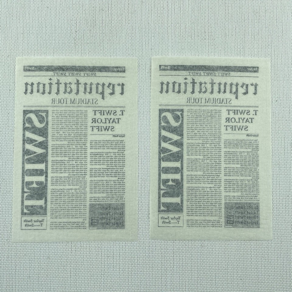 2x Pieces Taylor Swift Reputation Era 2018 Tour Confetti Very Good ...