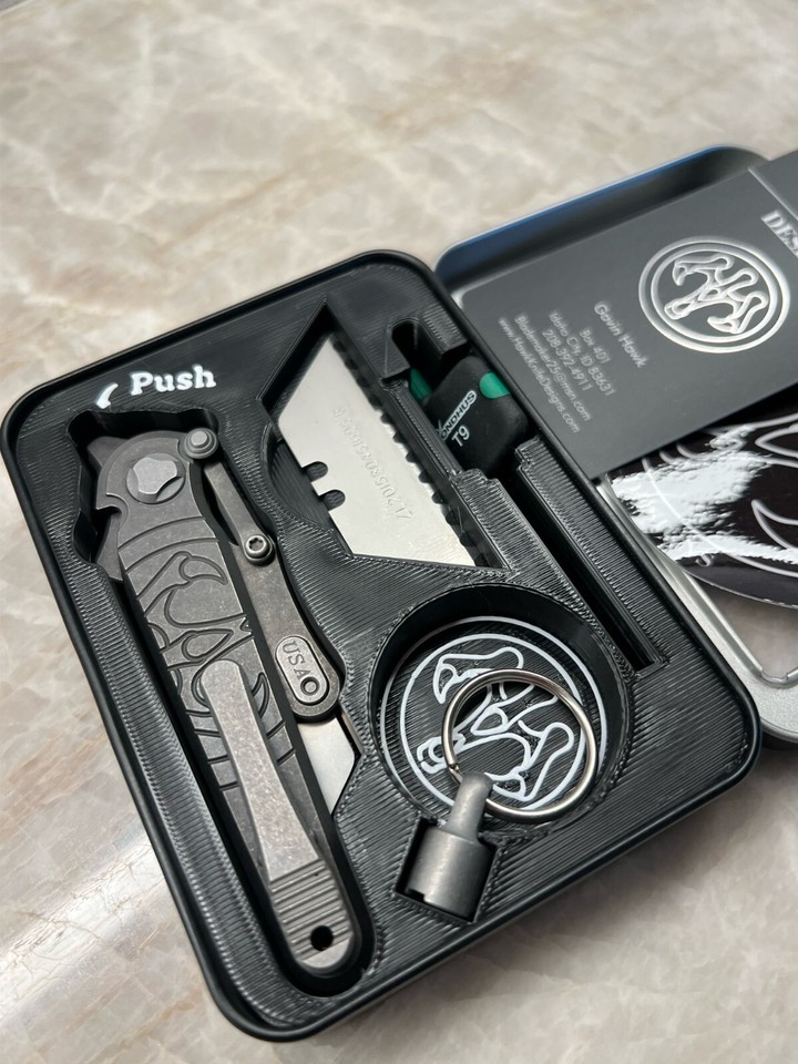 G&G Hawk Knives Shortcut Titanium Flipper Utility Knife - New in Box | eBay