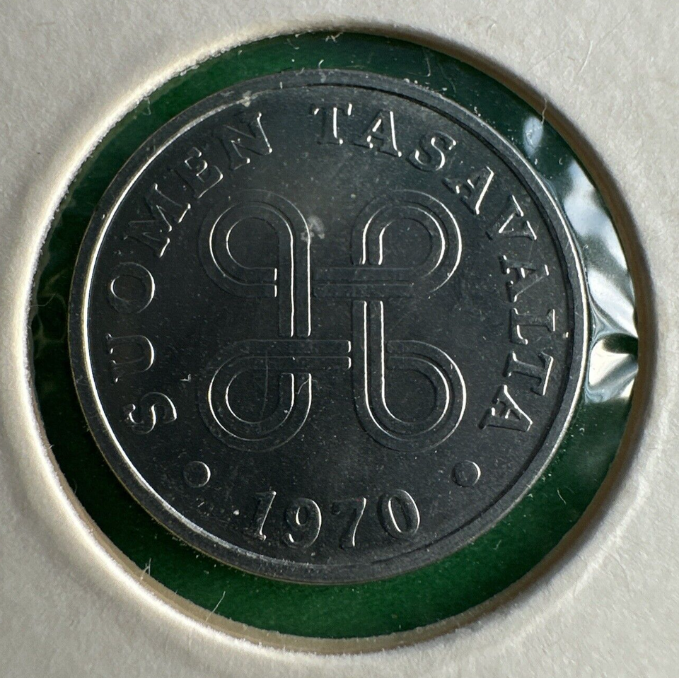 1970 Finland 1 Penni - UNC - KM# 44 - World Coin | eBay