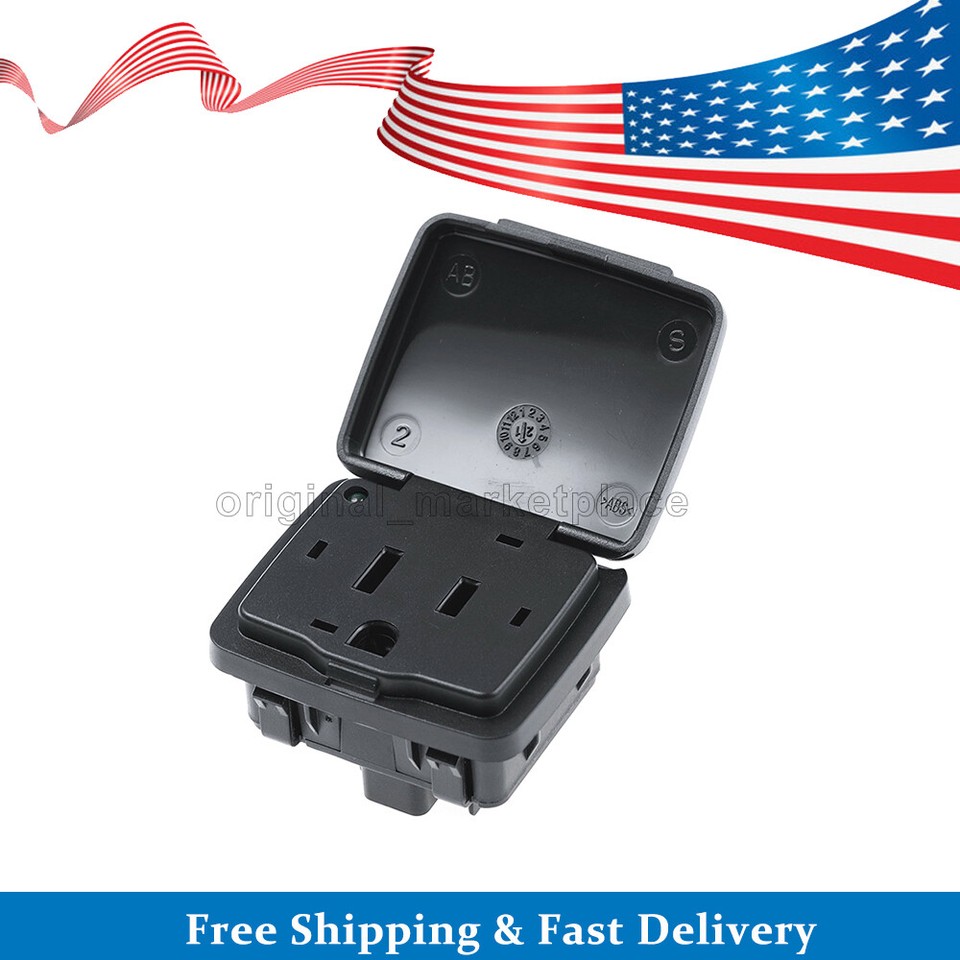 Center Console Rear AC Power 110V Outlet Socket Plug 150W for Ford F ...