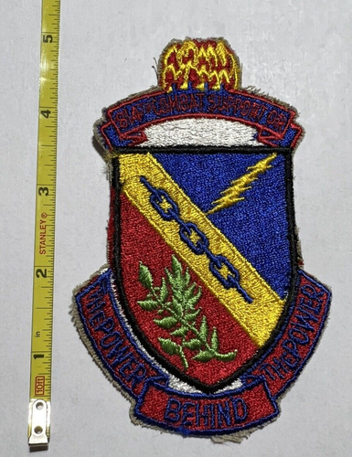 Extremely Rare 1950's USAF 814th Combat Support Group Patch. RARE ...