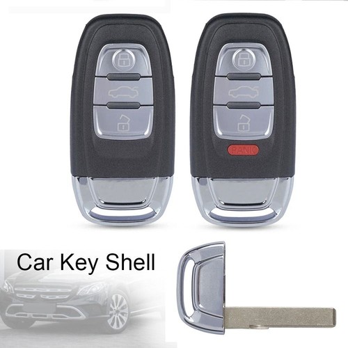 ABS Car Key Shell Replacement Automotive Key for Audi A3 A4 A5 A6 Q5 Q8 ...