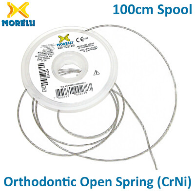 Dental Open Coil Spring in Spool 1000mm .010"x.032" Orthodontic CrNi ...
