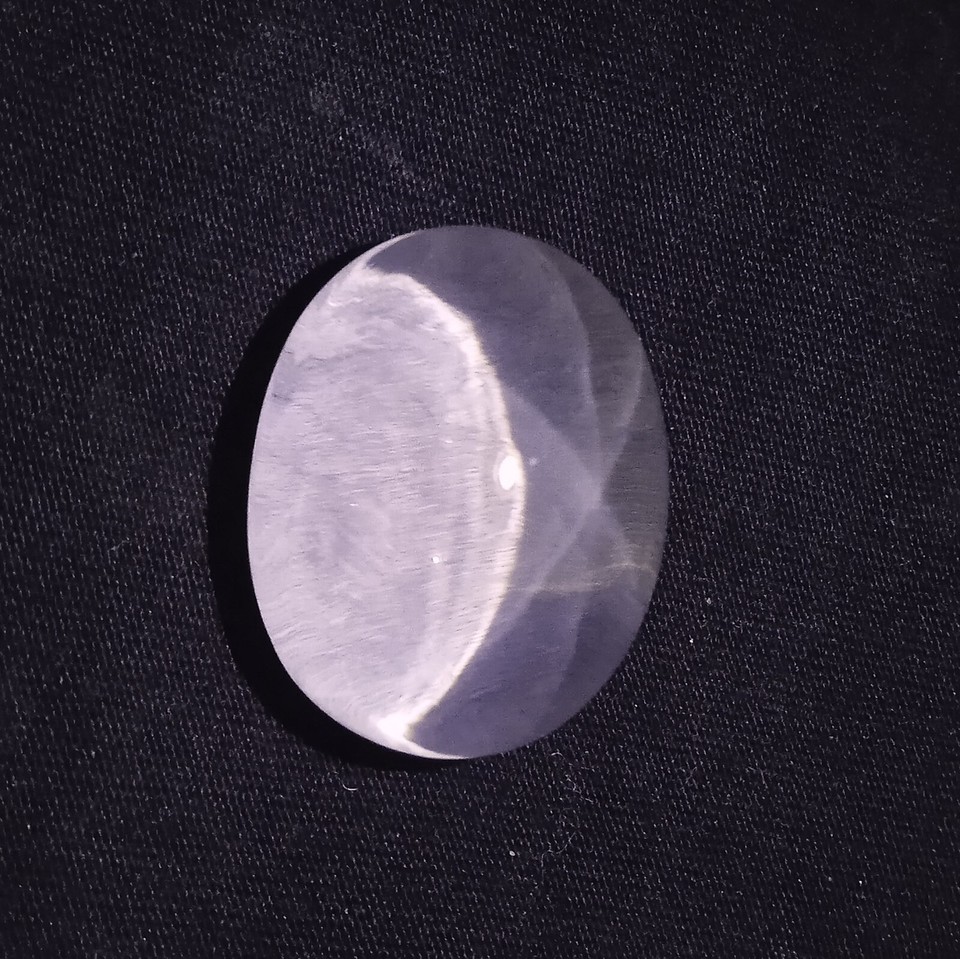 110 Carat Natural Transparent Rose Crystal Quartz 6 Ray Star Oval Shape ...