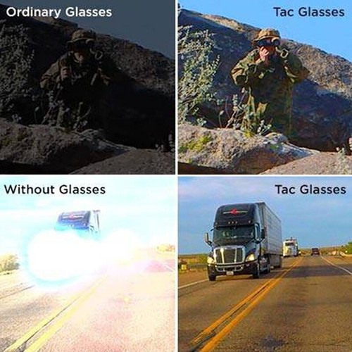 Military Tactical Sunglasses Tac Vision Glare As Seen on TV Polorized ...