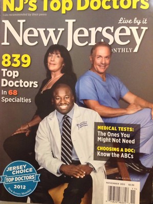 New Jersey Magazine 839 Top Doctors November 2012 111517nonrh | eBay
