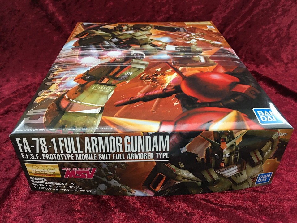 Kit maquette plastique BANDAI MG 1/100 FA-78-1 ARMURE COMPLÈTE GUNDAM ...