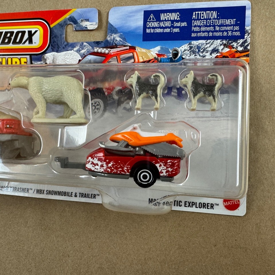 2025 Matchbox Hitch & Haul Adventure Pack MBX Arctic Explorer 1:64 ...