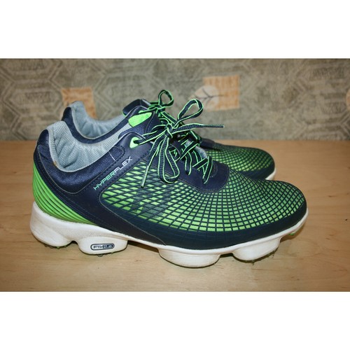 Footjoy Hyperflex Blue/Green Golf Shoes 10.5 W | eBay