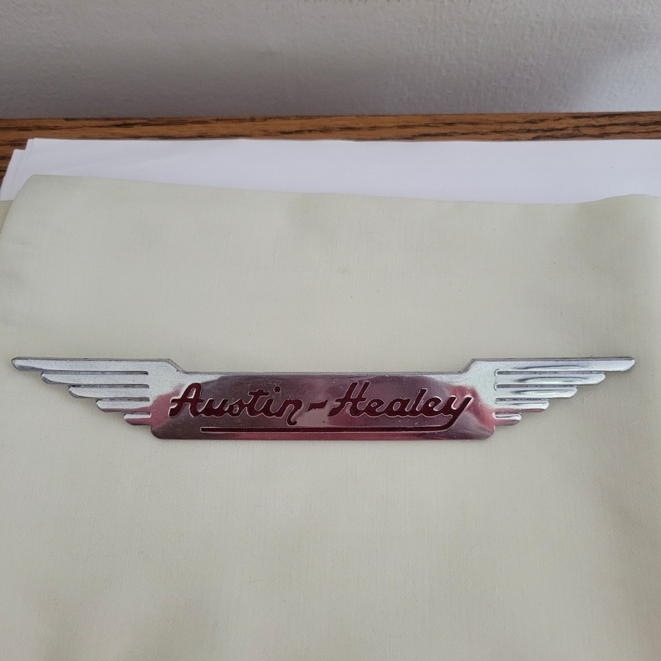 Authentic 1959-1967 Austin Healey 3000 Emblem, Winged Ornament Trim | eBay