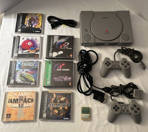 Sony PlayStation 1 PS1 Console With Games TESTED | eBay