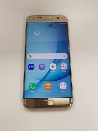 Samsung Galaxy S7 Edge 32GB Gold SM-G935U (Unlocked) GSM World Phone ...