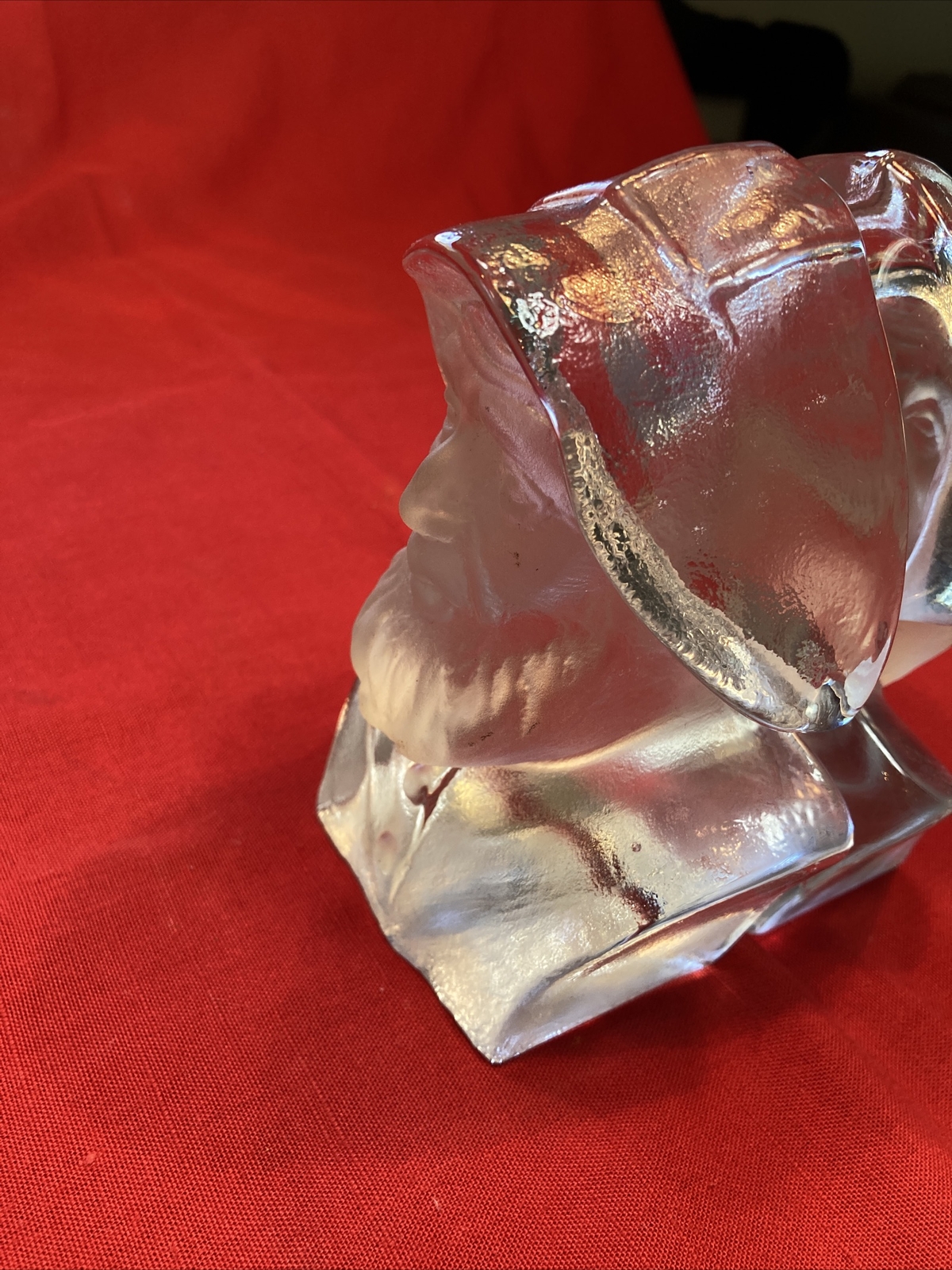 Clear Glass Sea Captain / Fisherman Bookends | eBay