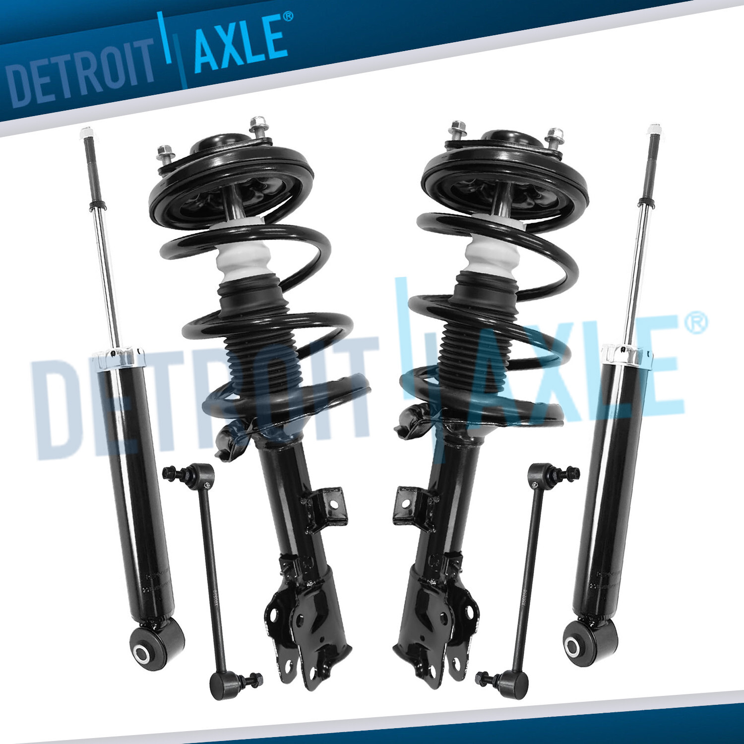 Front Struts Spring Rear Shocks Sway Bars Kit for 2007-2013 Mitsubishi ...